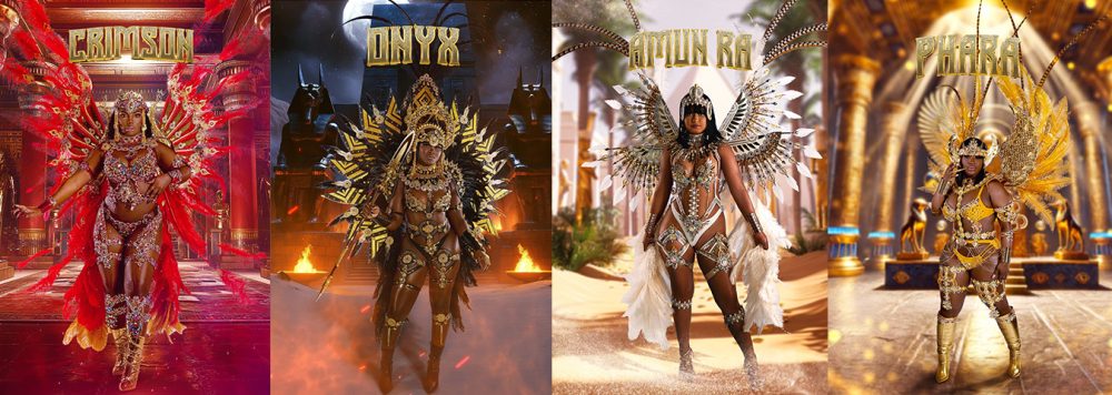 Amun-Ra (White and Gold) – Bahamas Masqueraders
